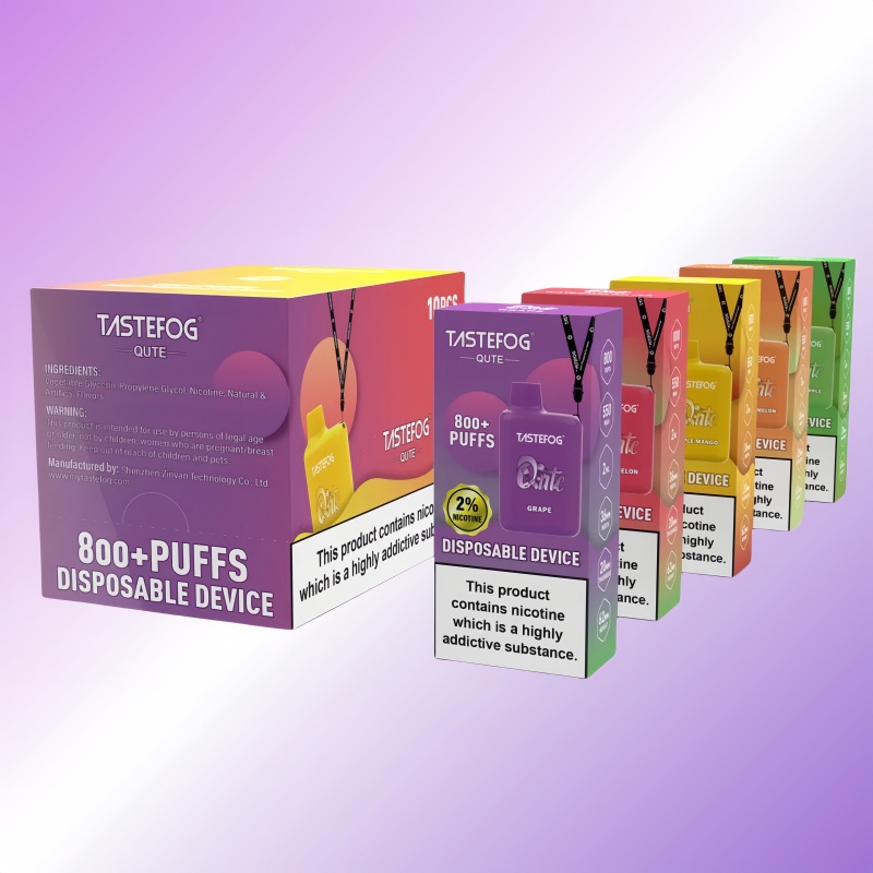 Osta halvat Tastefog Qute 800 Puffs myytävänä | Hinta 6,47 € | Tukkumyynti
